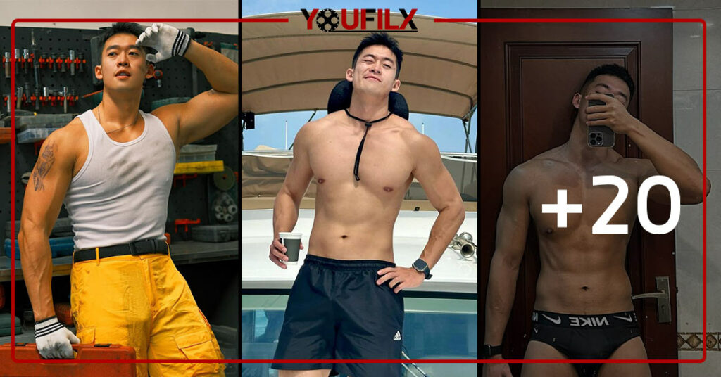 AllenLee @Swagallen6 นักกีฬาหนุ่มหล่อชาวจีน กล้ามแน่นหน้าเด็กเซ็กซี่มาก